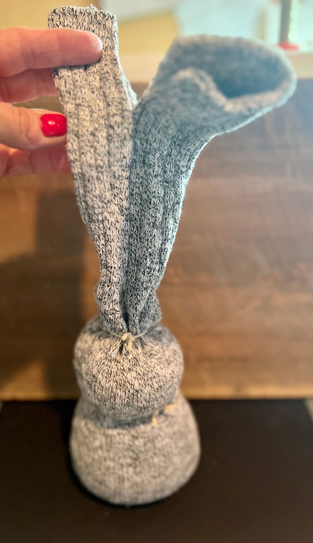 DIY Sock Bunnies - MiMi-a great name for grandma